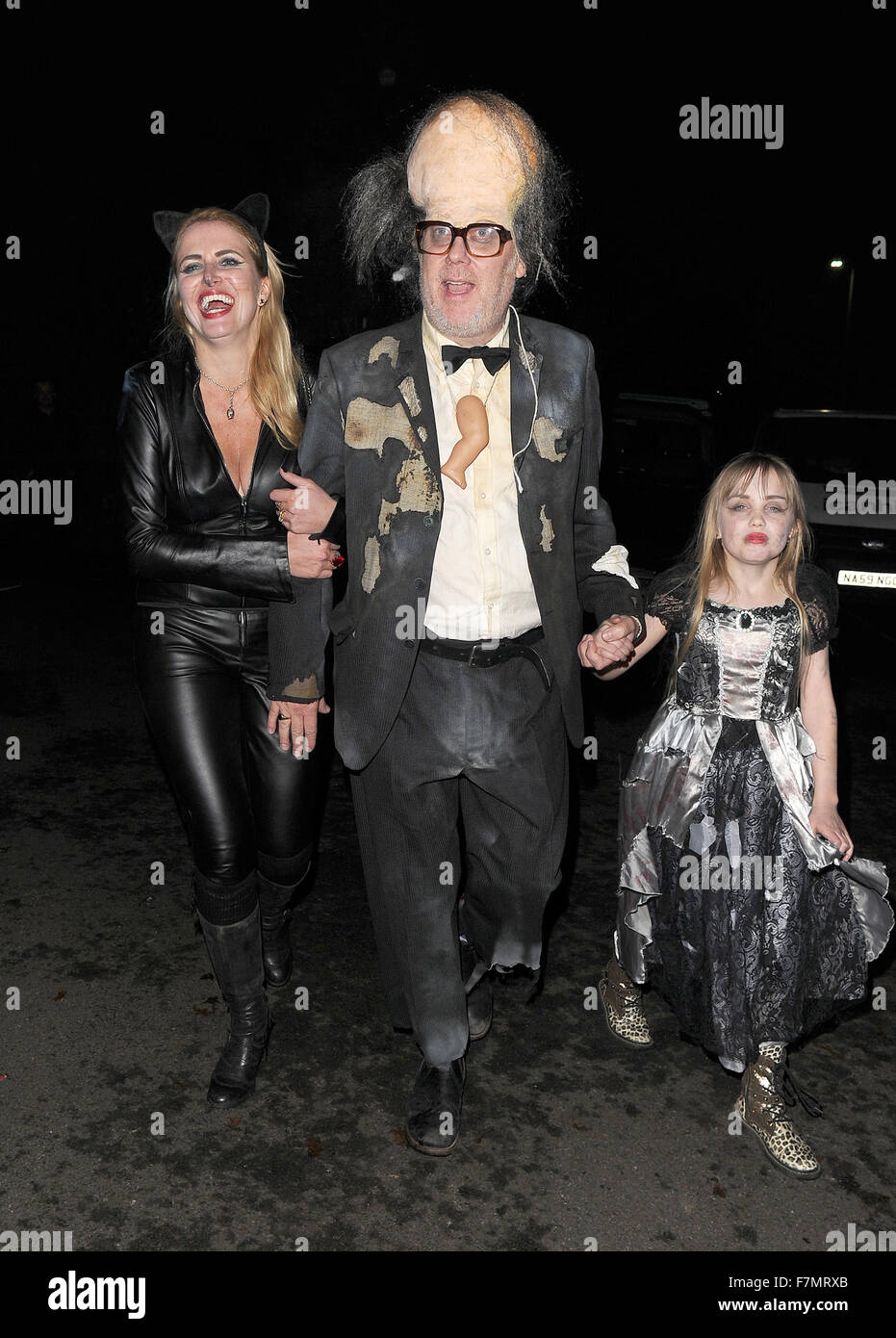 Celebrities attend the annual Jonathan Ross Halloween Party, held at ...