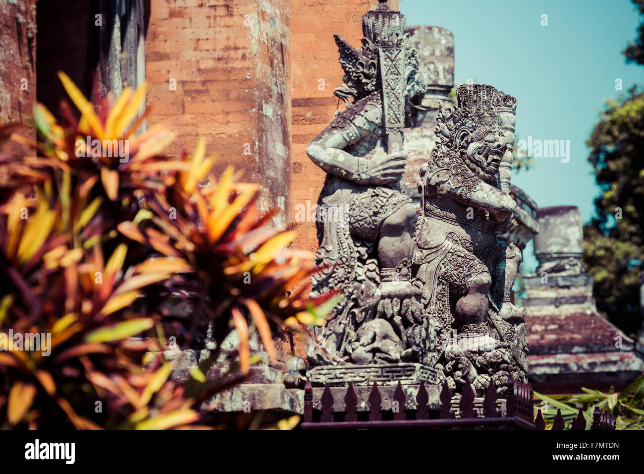 Temple in Bali, Indonesia on a beautiful sunny day Stock Photo - Alamy