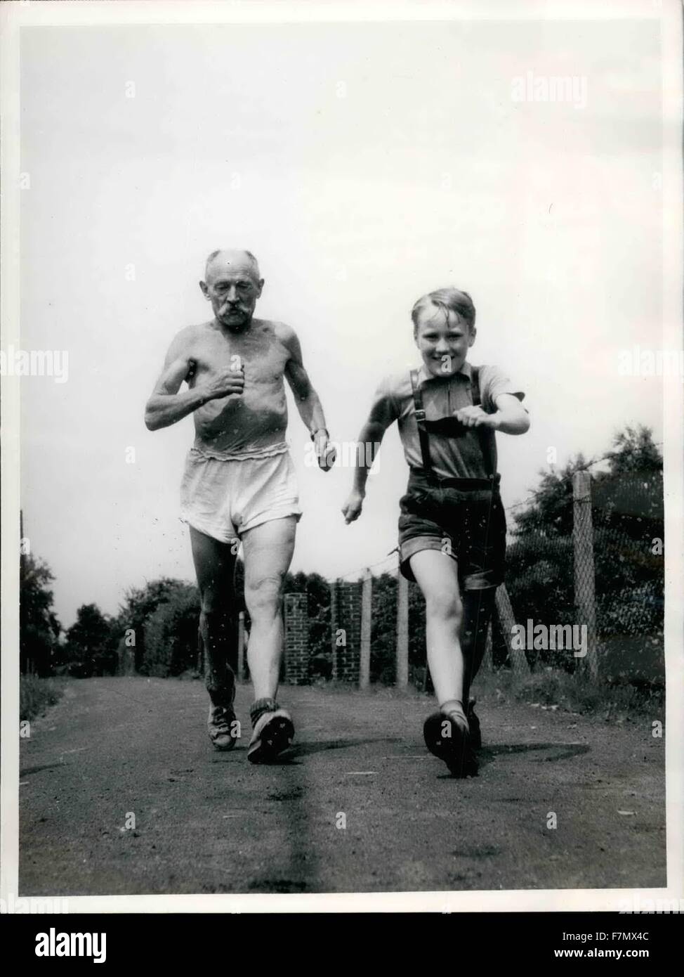 1958 - Marathon-runner Mayer still running daily: With the stopwatch in ...