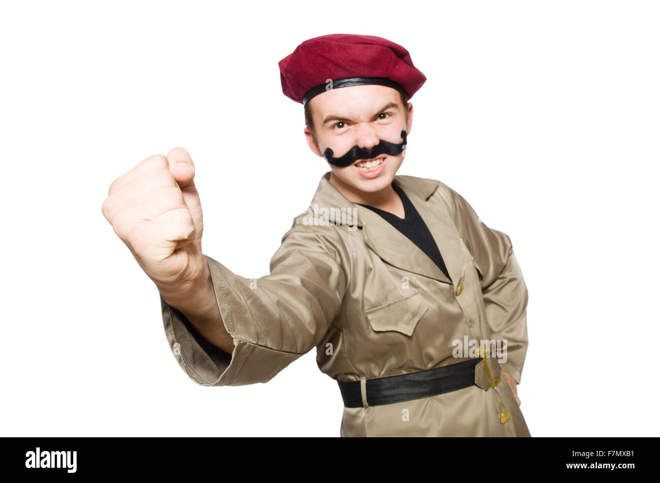 Angry military officer Cut Out Stock Images & Pictures - Alamy