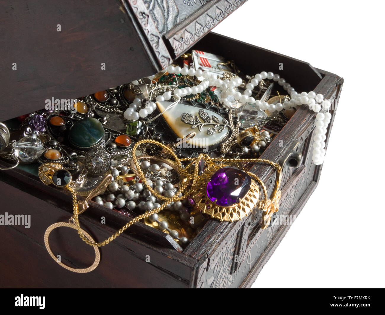 Vintage treasure chest hi-res stock photography and images - Alamy