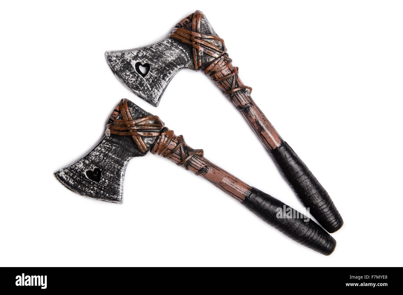 Axe isolated on the white background Stock Photo - Alamy