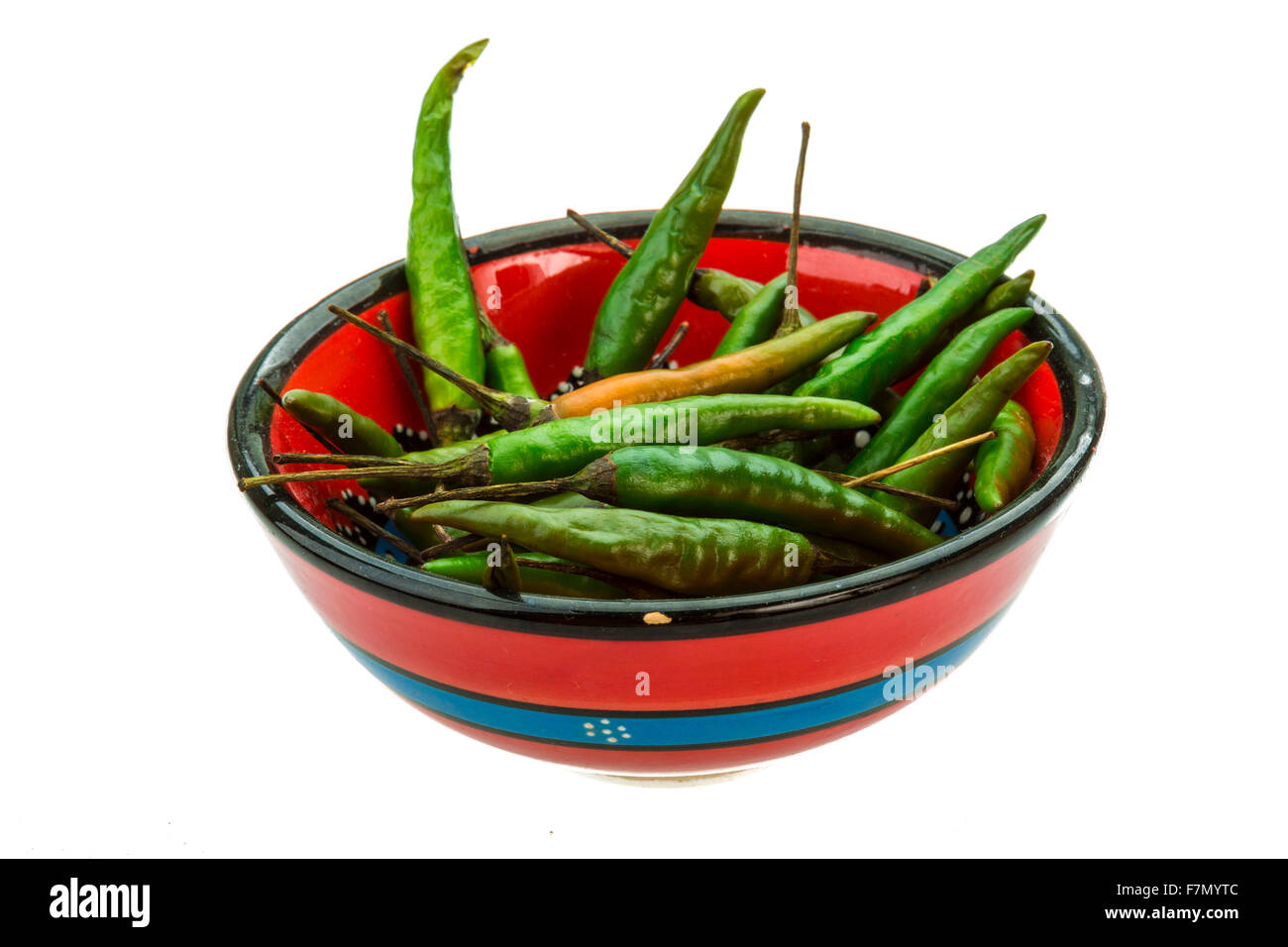 Green chilli pepper isolated Stock Photo - Alamy