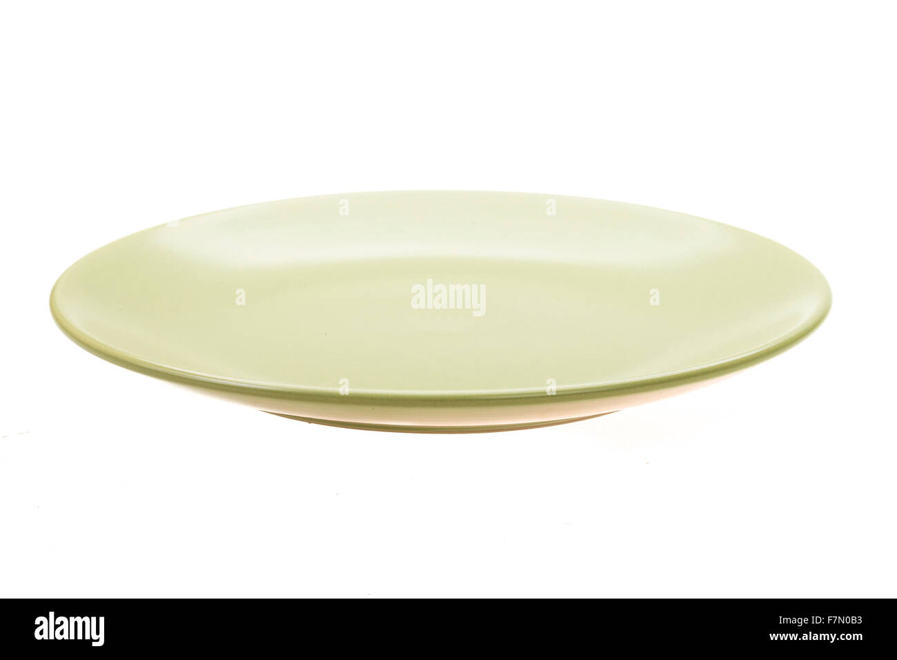 Light plate isolated on white Stock Photo - Alamy