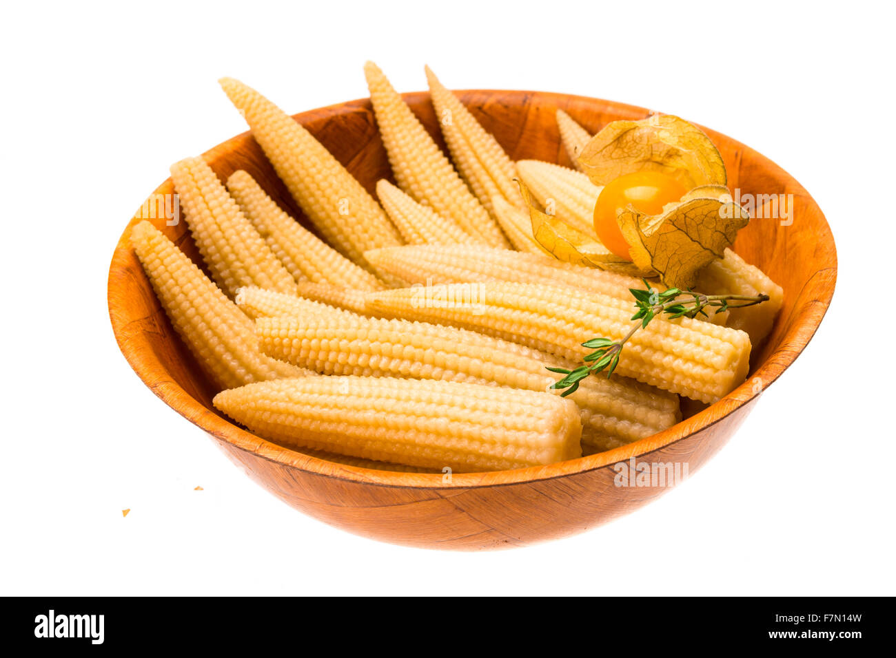 Baby corn isolated Stock Photo - Alamy