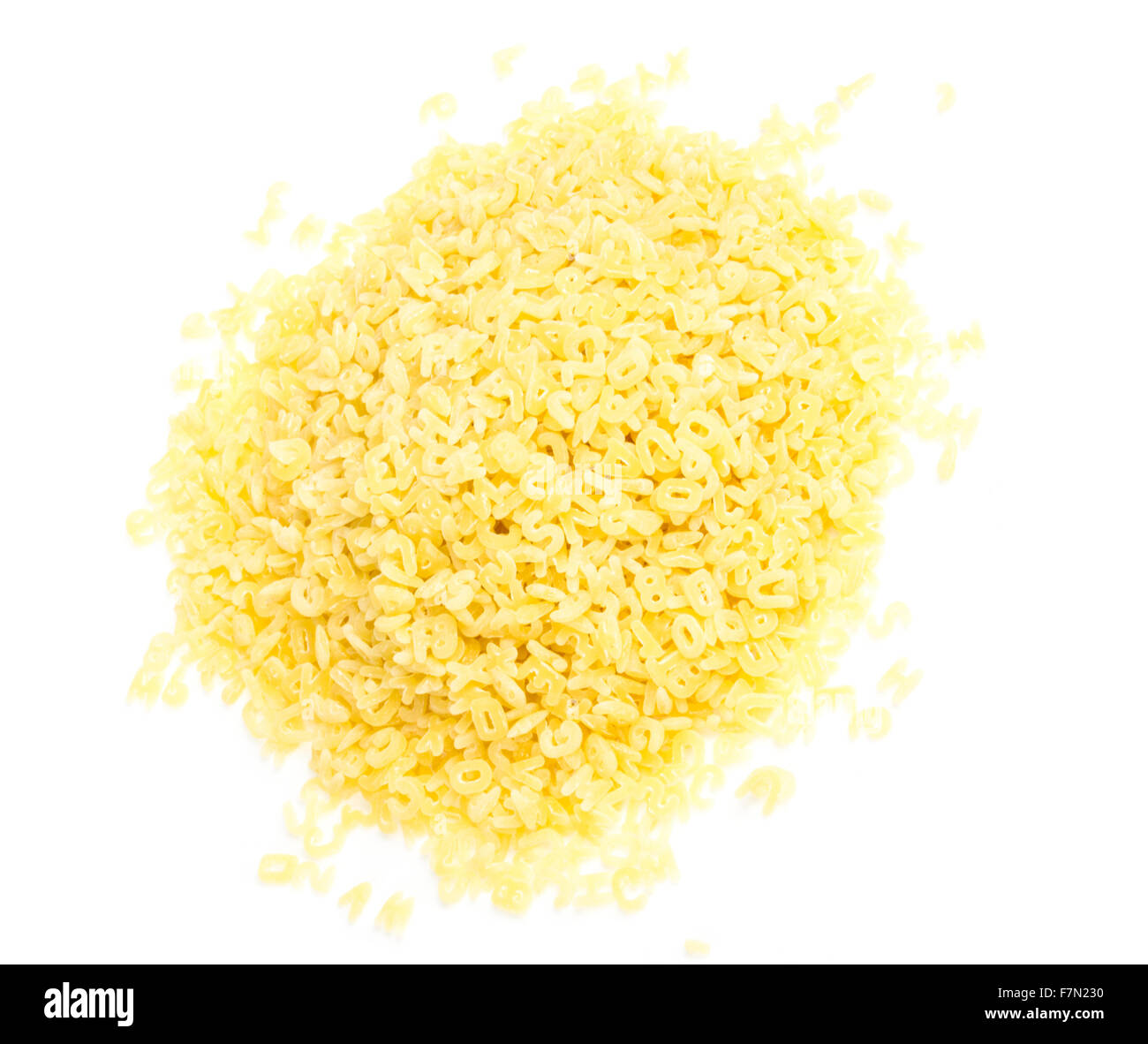 the alphabet pasta Stock Photo - Alamy