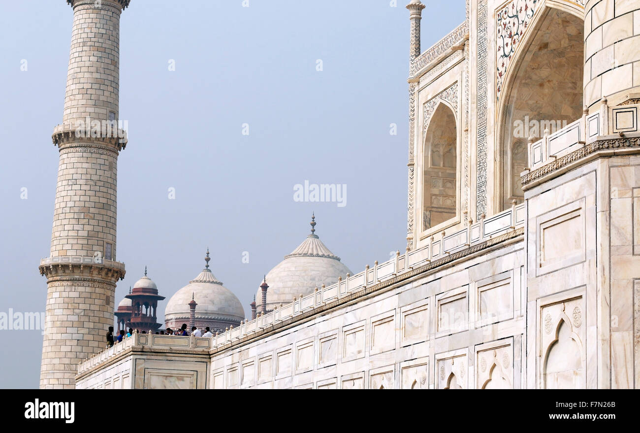 Taj Mahal Architecture Stock Photo - Alamy