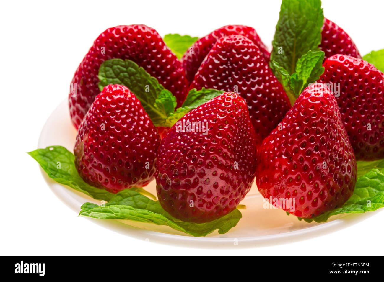Bright ripe strawberry Stock Photo - Alamy
