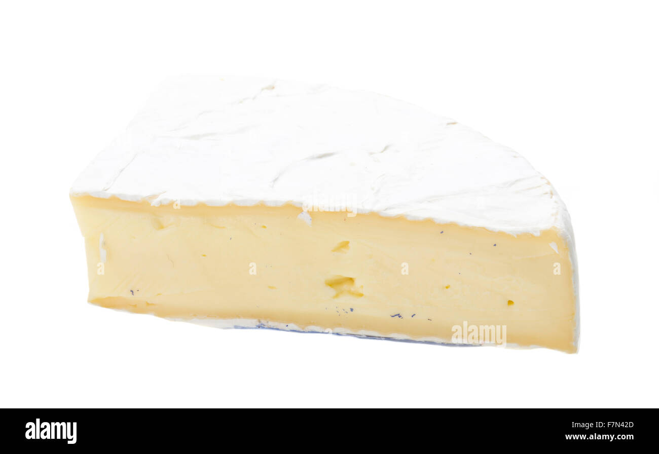 A piece of soft brie cheese Stock Photo - Alamy