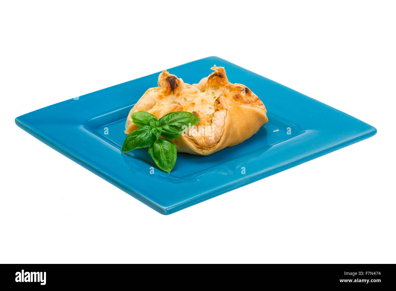 Pastry with scallop isolated Stock Photo - Alamy