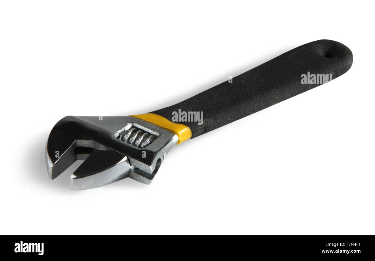 wrench Isolated over white background with clipping path Stock Photo ...