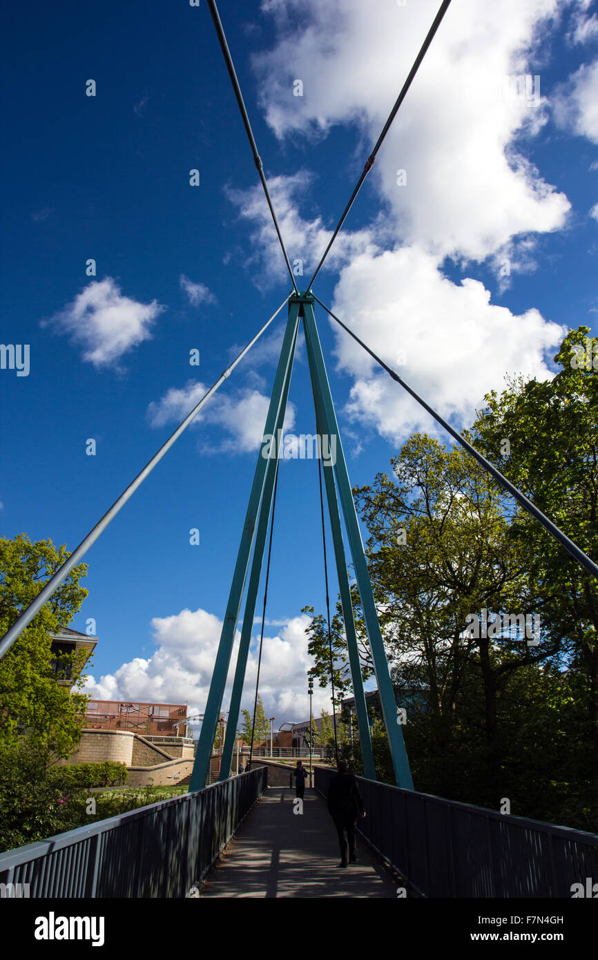 Livingston Centre West Lothian almond bridge Stock Photo - Alamy