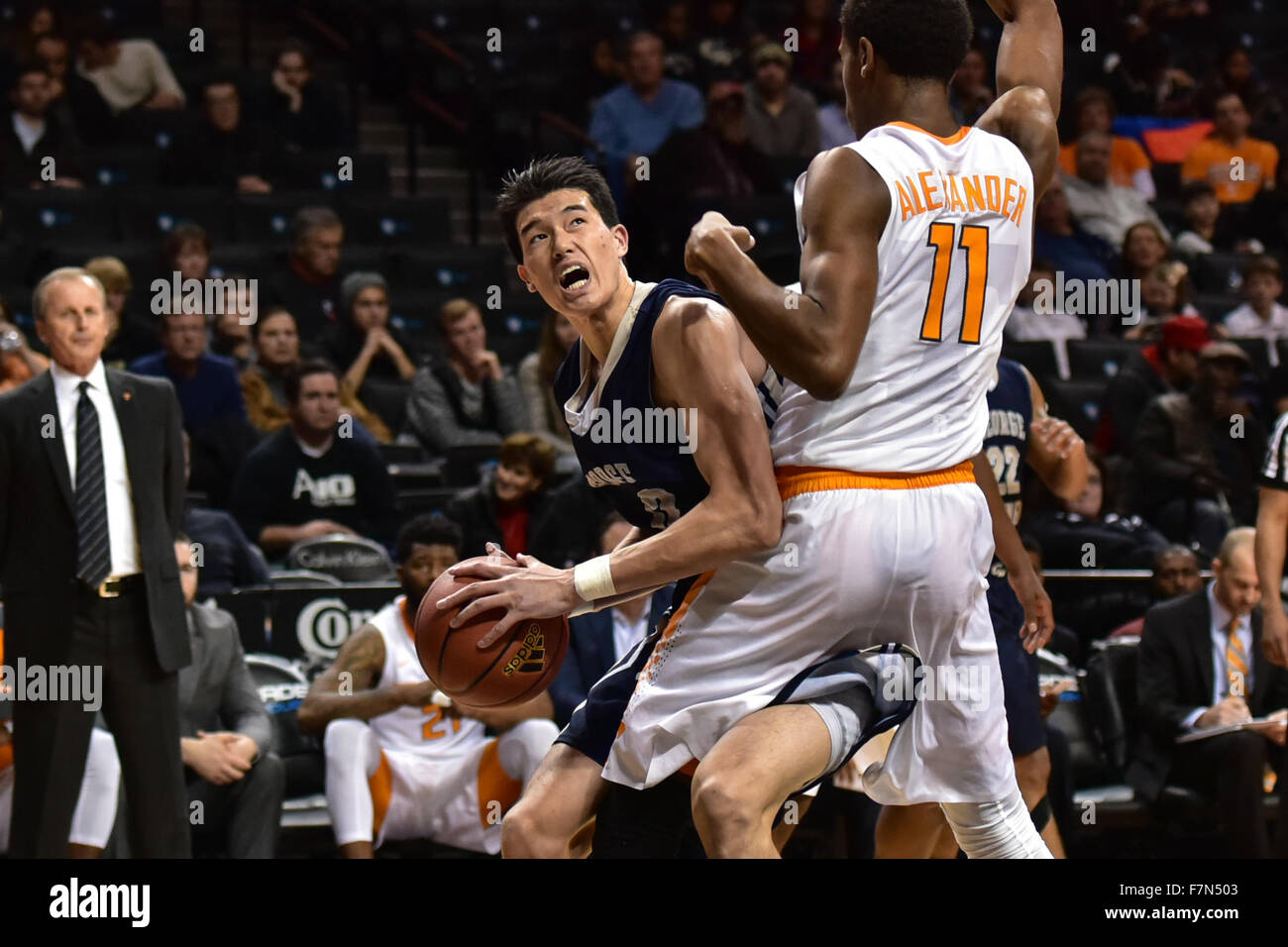 Brooklyn, New York City, USA. 27th Nov, 2015. Yuta Watanabe (George ...