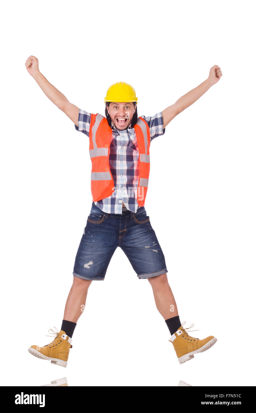 Foreman on job site Cut Out Stock Images & Pictures - Alamy