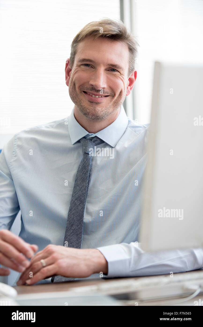 Image pleased mature businessman hi-res stock photography and images ...