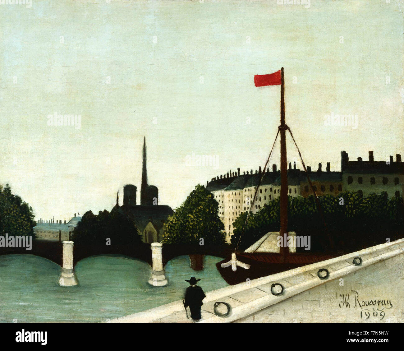 Henri Rousseau - Le Douanier Rousseau - Notre Dame Stock Photo - Alamy