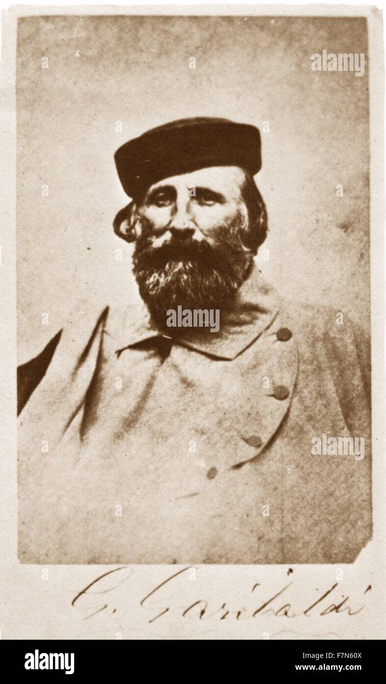 Giuseppe Garibaldi (1807-1882) was an Italian general and politician ...
