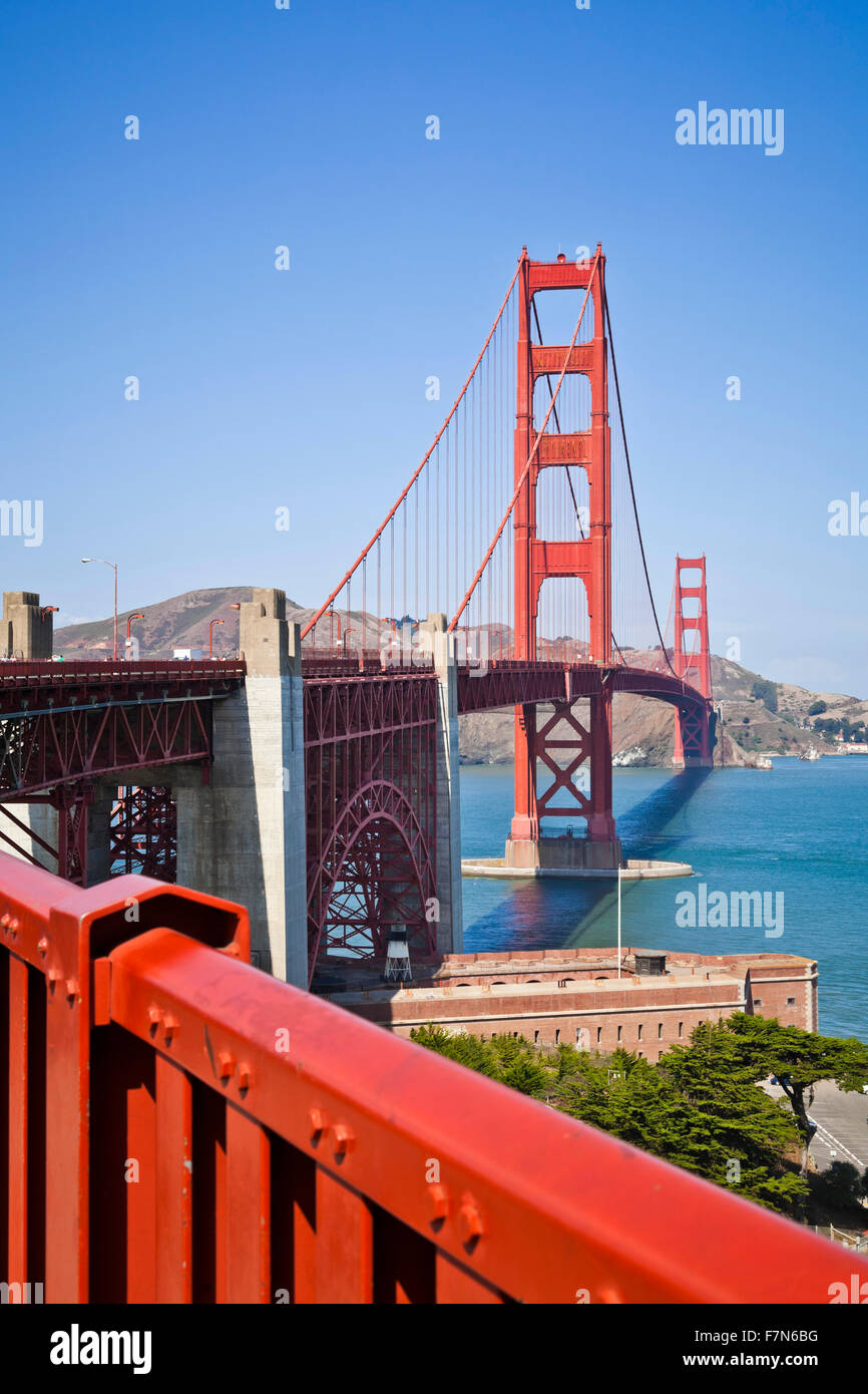 The famous Golden Gate Bridge, San Francisco, California, U.S.A Stock ...