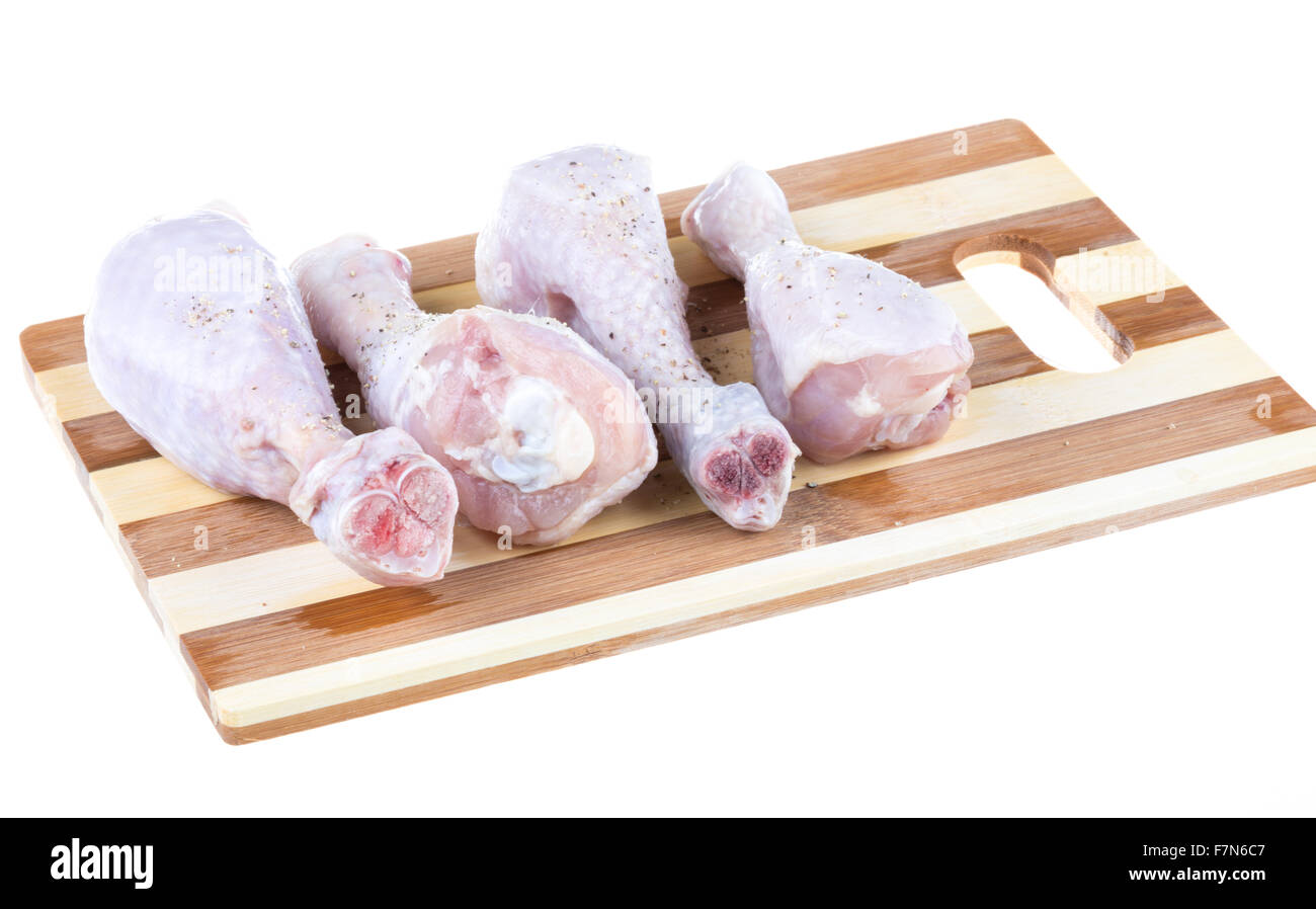 Close up of fresh raw chicken legs Stock Photo - Alamy
