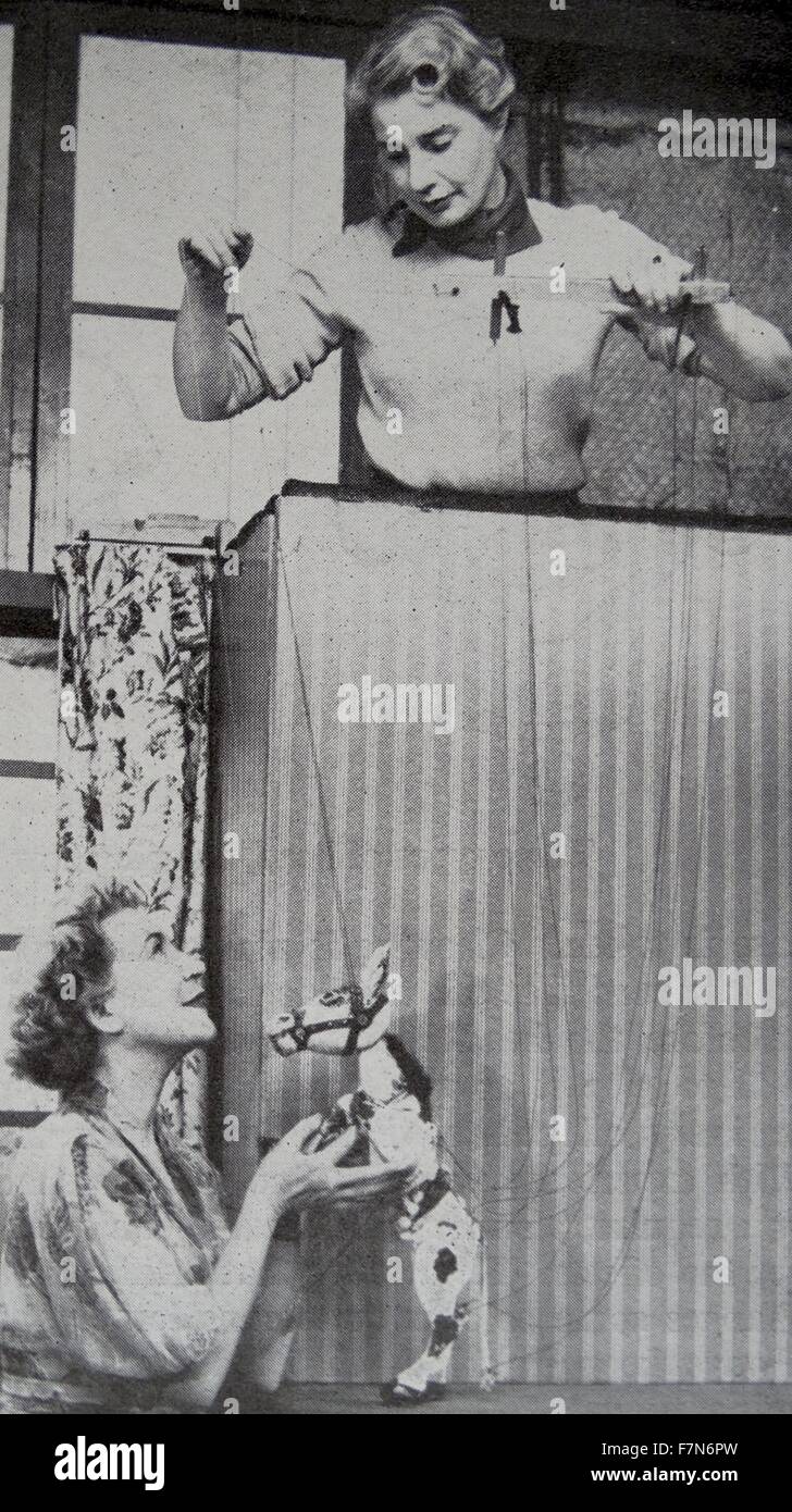 Ann Hogarth pulls the strings, while Muffin the Mule talks to the late ...