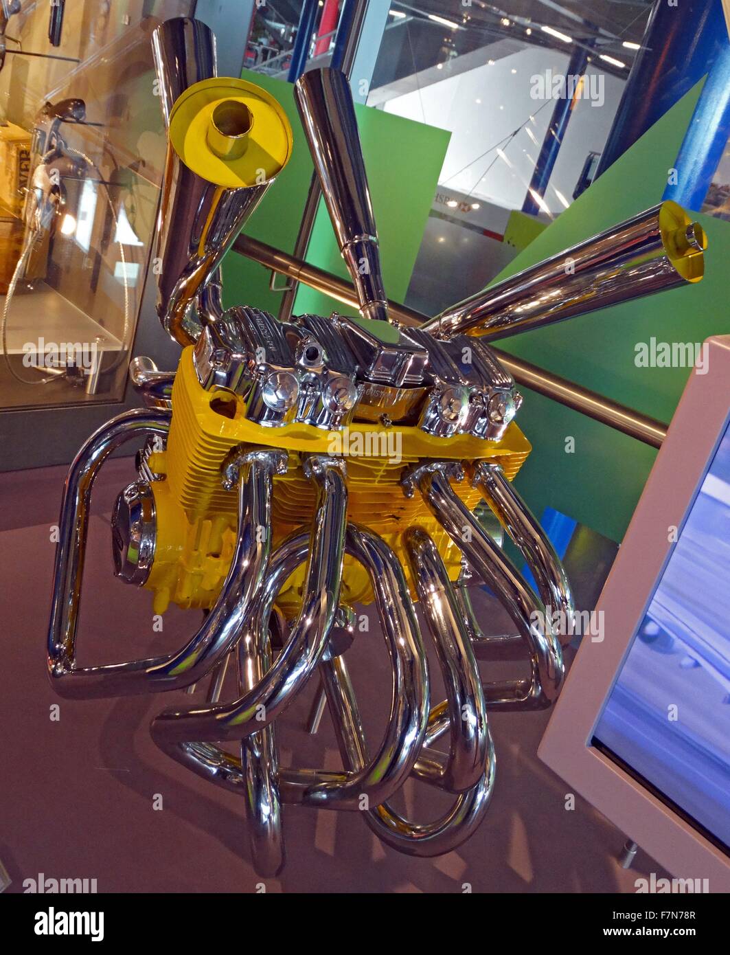 Bike Art. This sculpture is made from a Honda 750cc motorbike engine ...