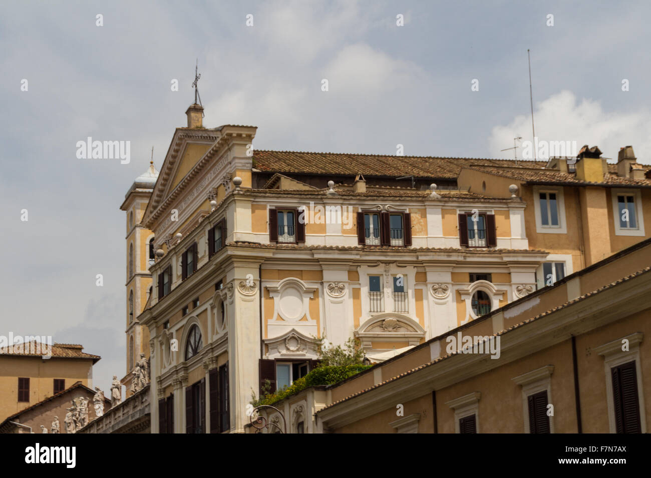 Rome, Italy. Typical architectural details of the old city Stock Photo ...