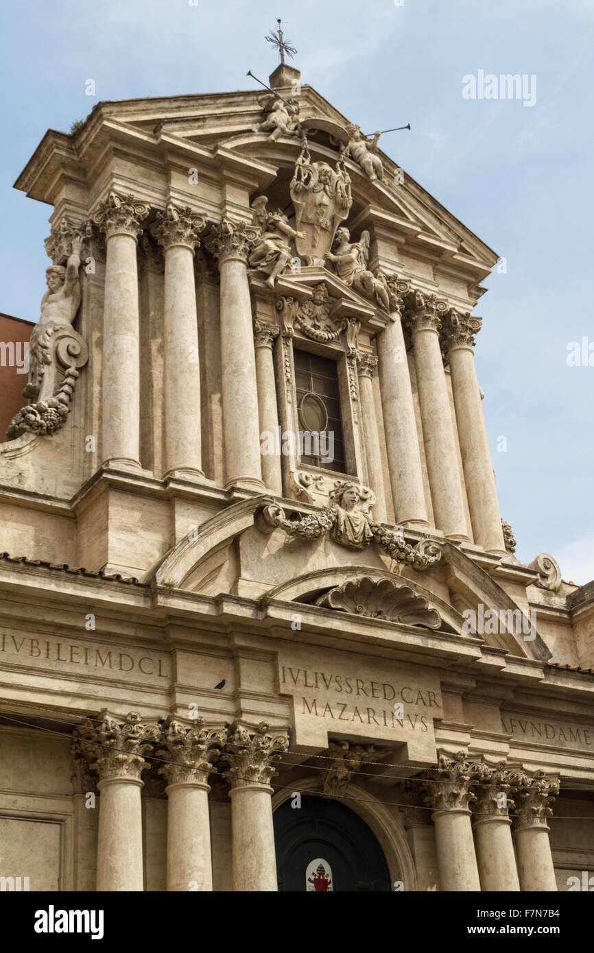 Great church in center of Rome, Italy Stock Photo - Alamy
