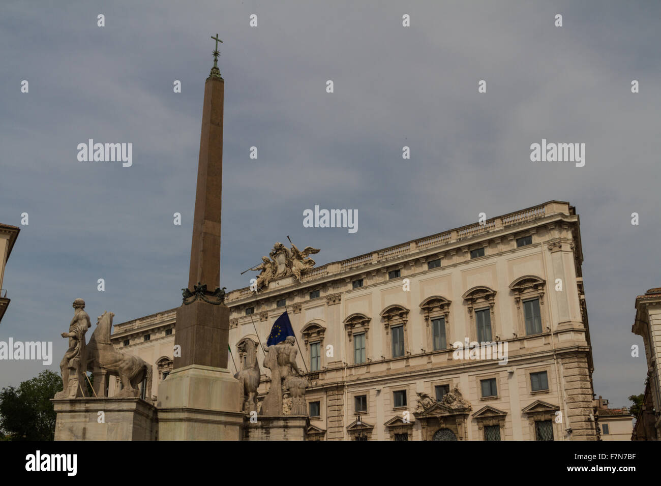 Rome, the Consulta building in Quirinale square Stock Photo - Alamy