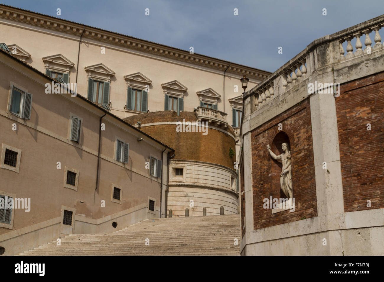 Rome, the Consulta building in Quirinale square Stock Photo - Alamy
