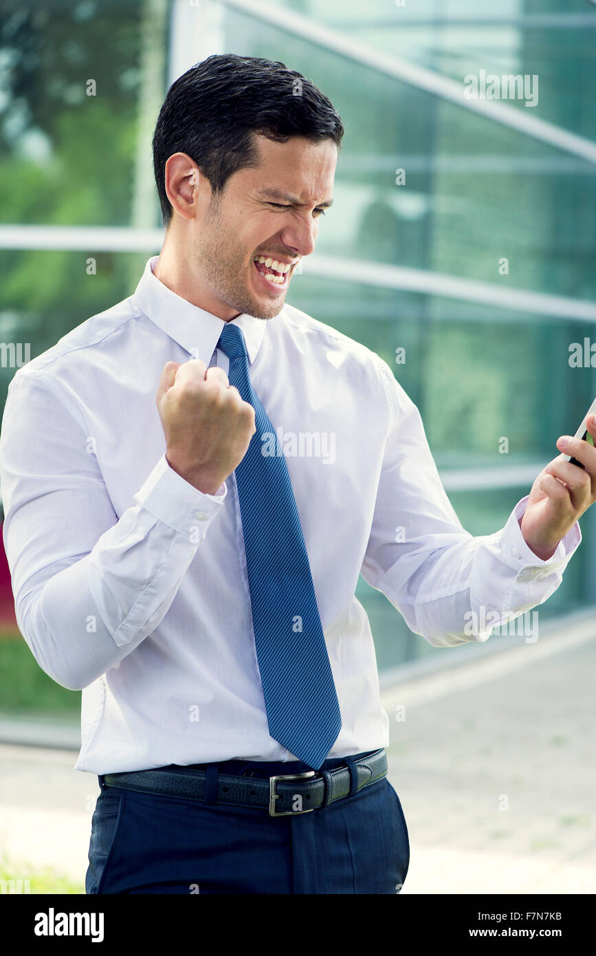 Victorious gesture hi-res stock photography and images - Alamy