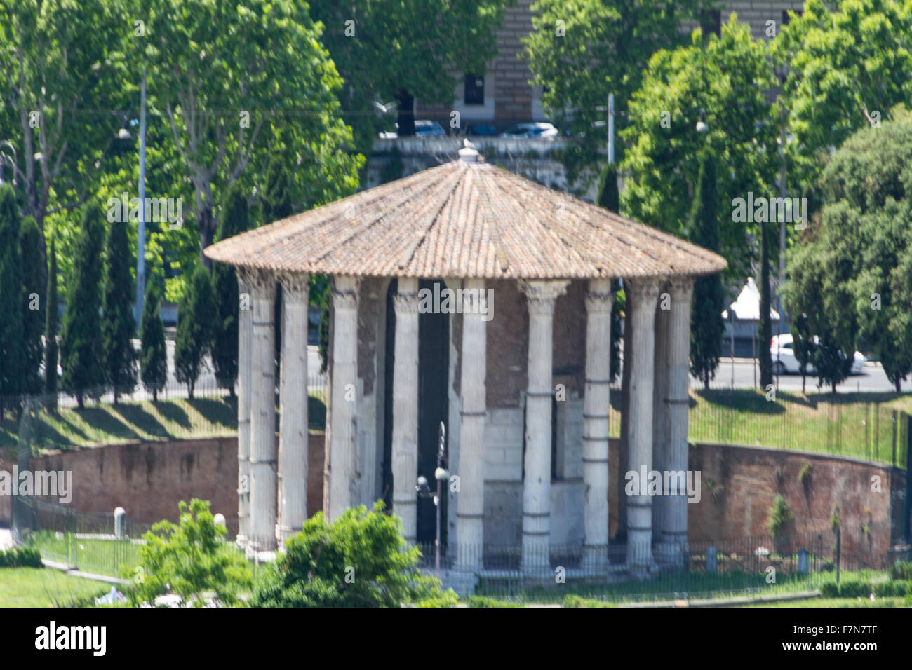 Rome - Vesta temple Stock Photo - Alamy
