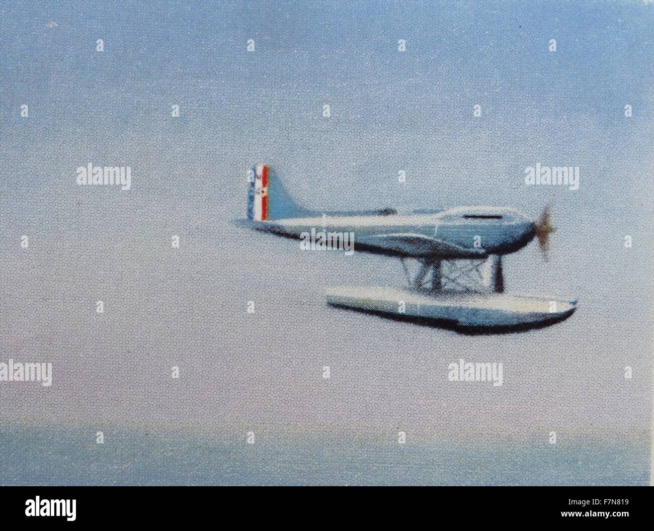 The Supermarine S.6 British single-engined single-seat racing seaplane ...