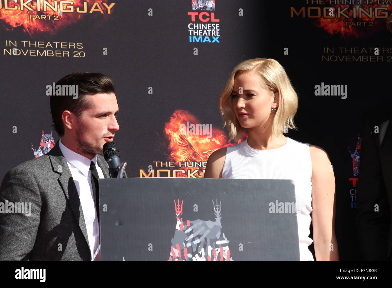'The Hunger Games: Mockingjay - Part 2' cast hand and footprint ...