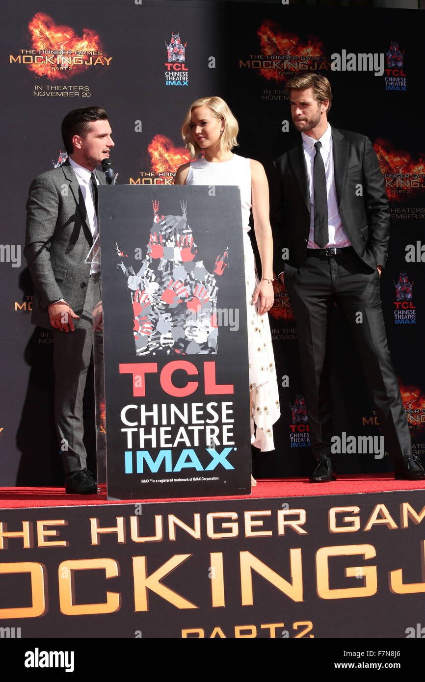 'The Hunger Games: Mockingjay - Part 2' cast hand and footprint ...