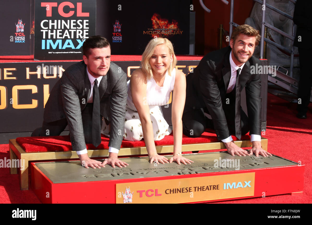 'The Hunger Games: Mockingjay - Part 2' cast hand and footprint ...