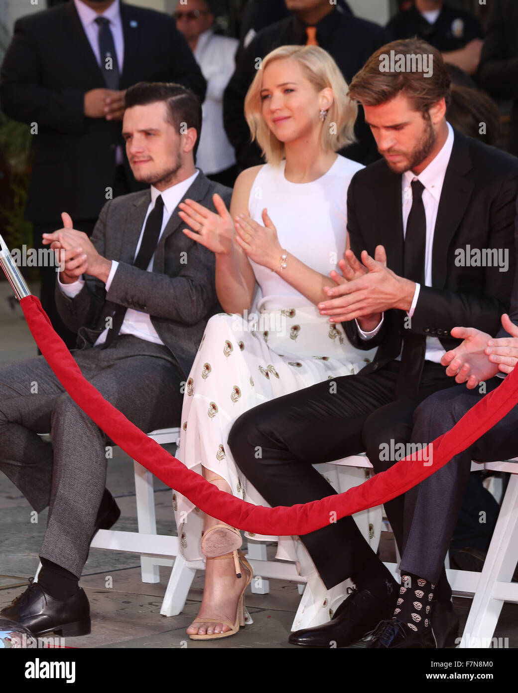 'The Hunger Games: Mockingjay - Part 2' cast hand and footprint ...