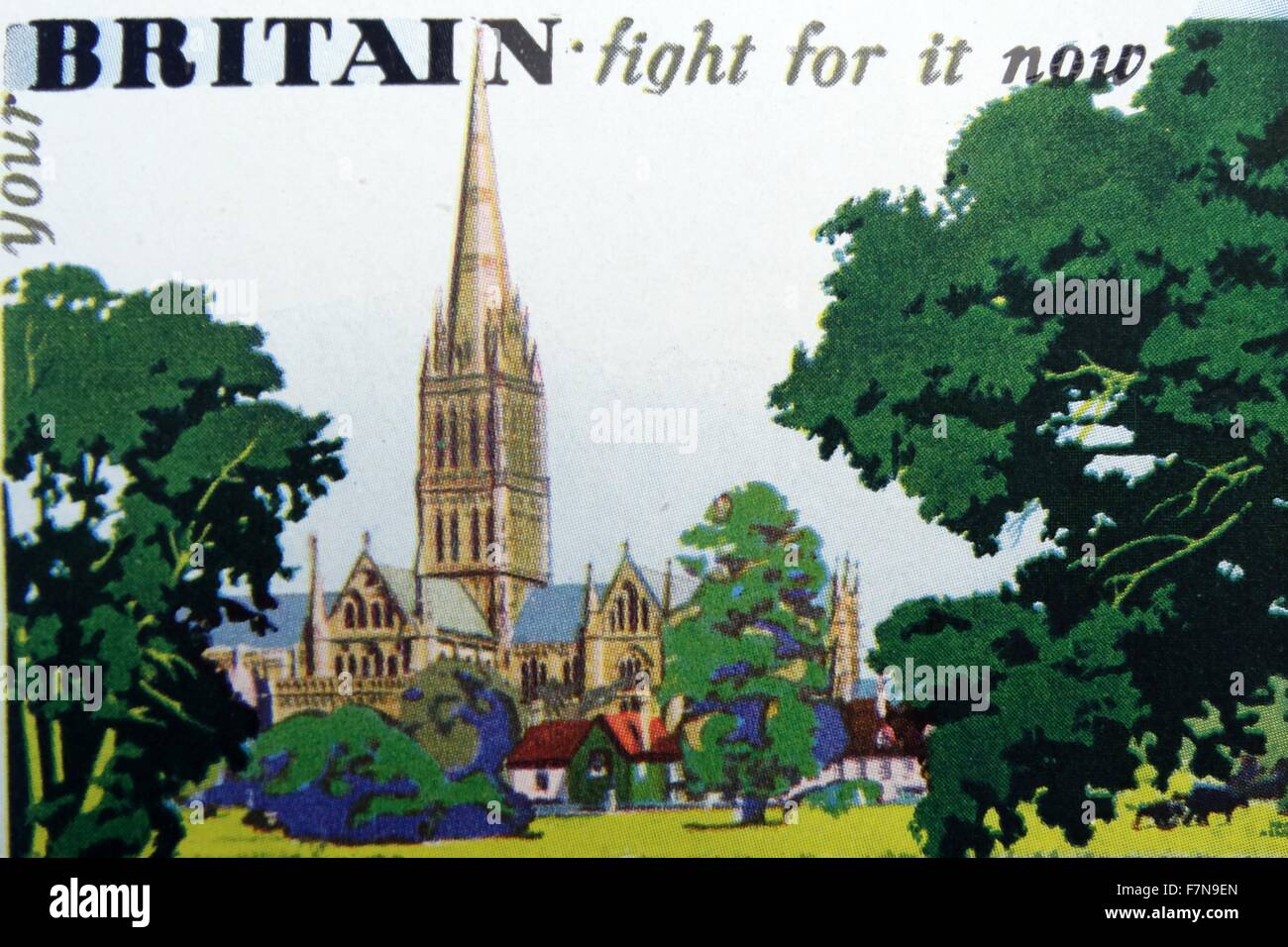 scene of the British countryside, intending to inspire patriotism ...