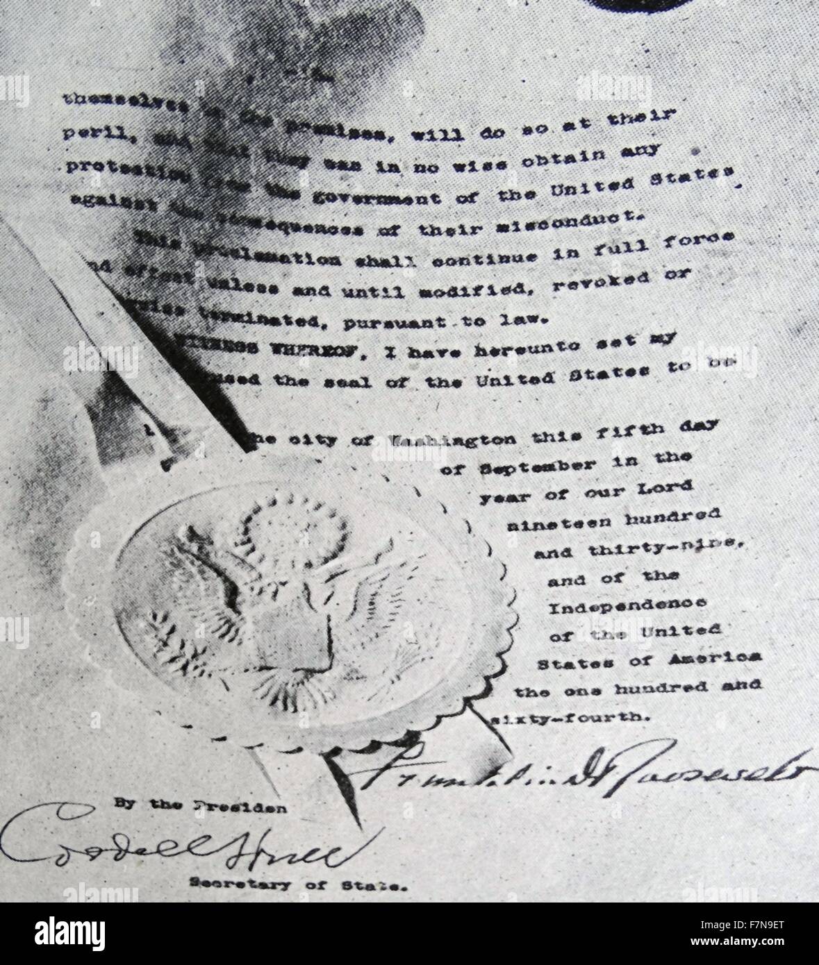 George Washington Neutrality Proclamation