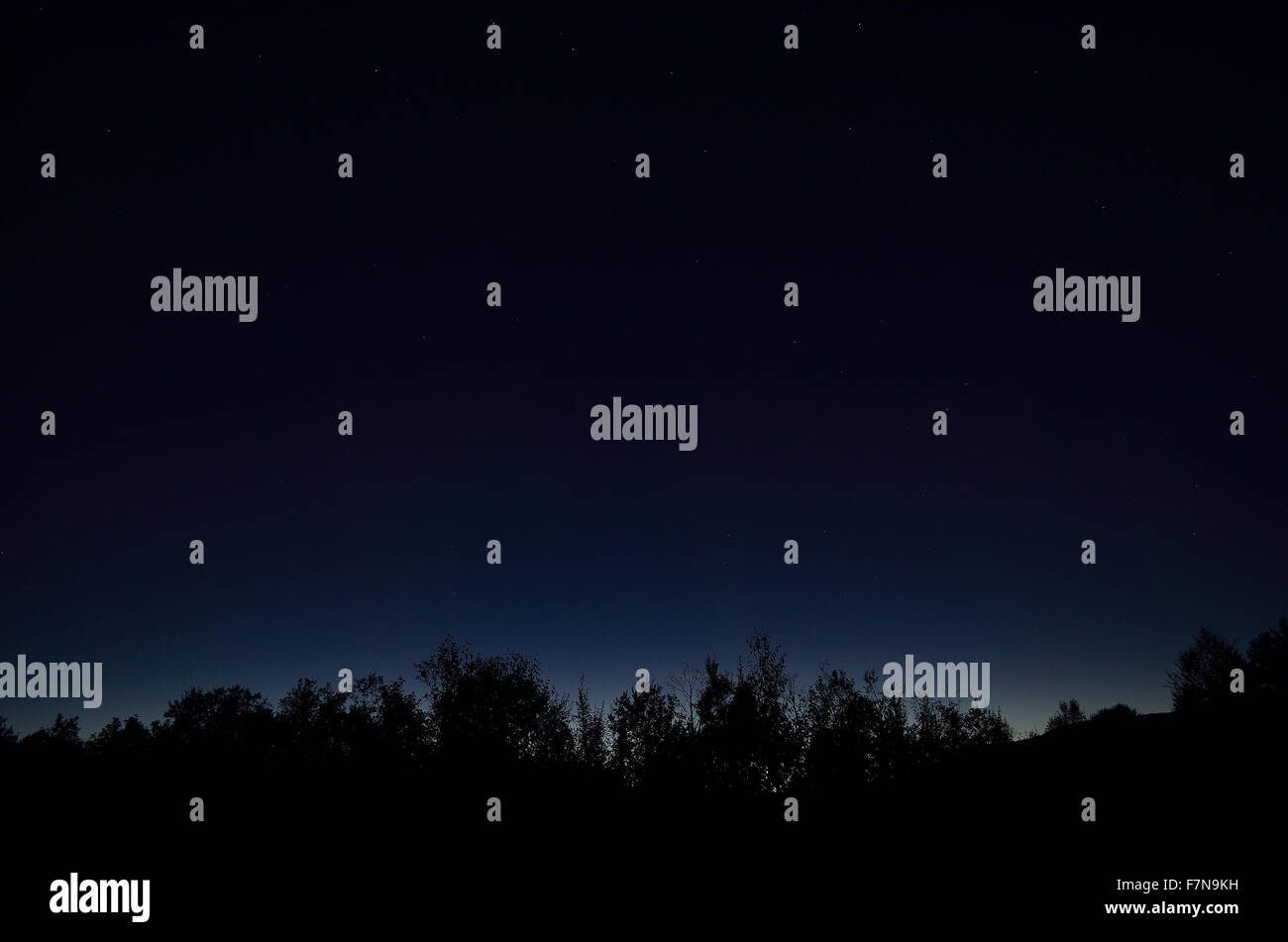 dark blue autumn night sky and stars Stock Photo - Alamy