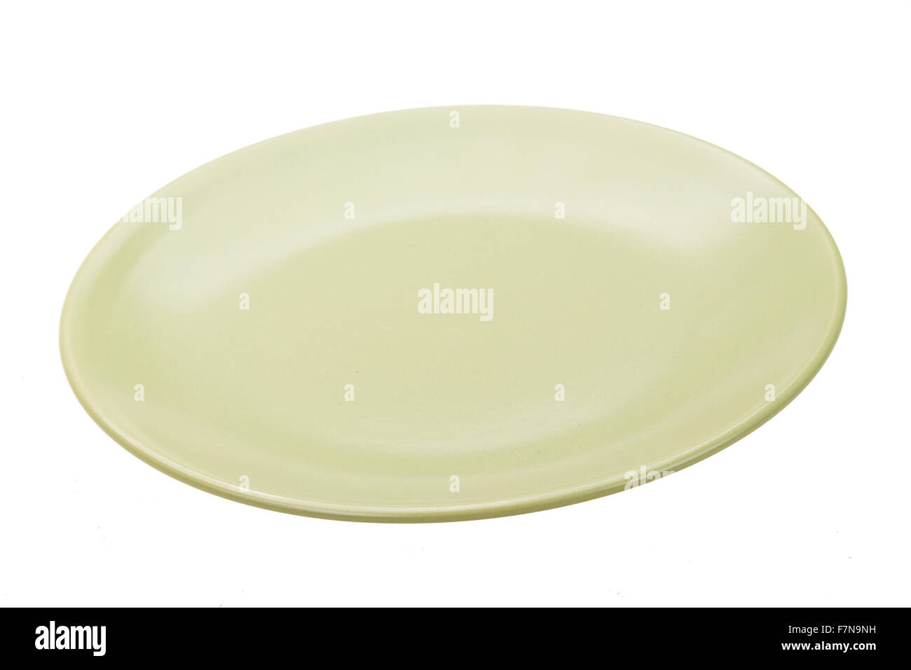 Light plate isolated on white Stock Photo - Alamy