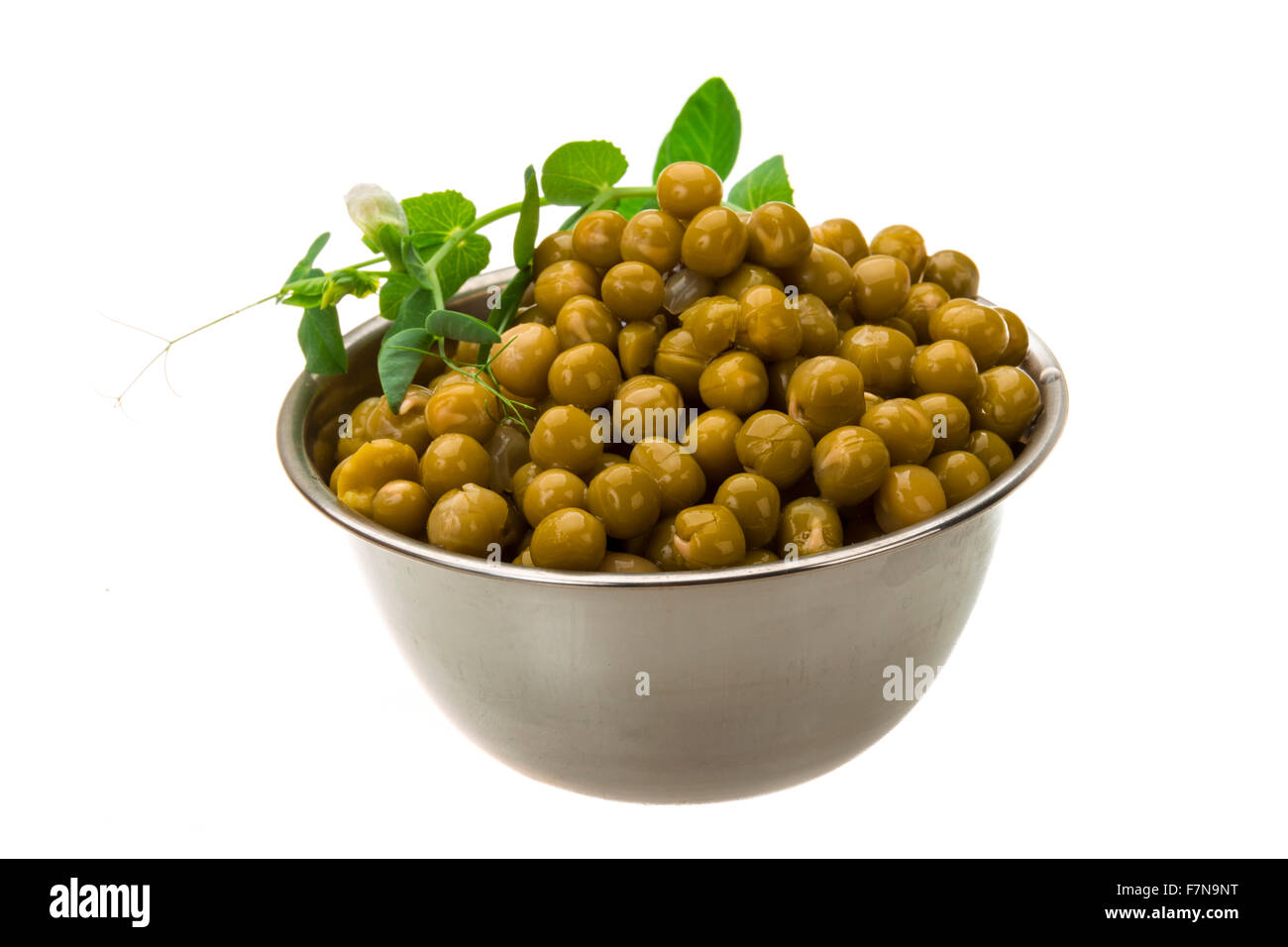 Marinated green peas with branch Stock Photo - Alamy