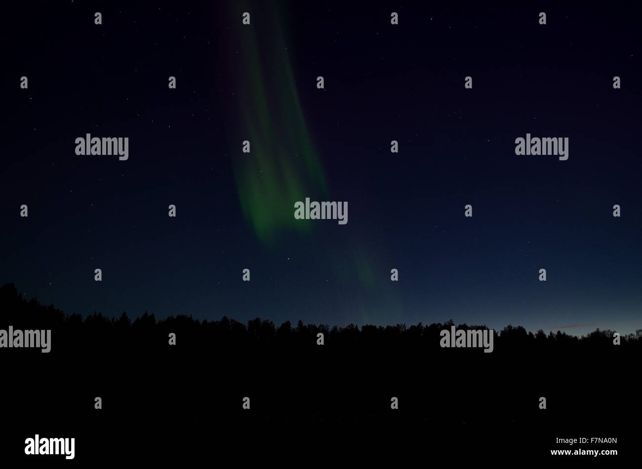 Aurora borealis on blue hi-res stock photography and images - Alamy