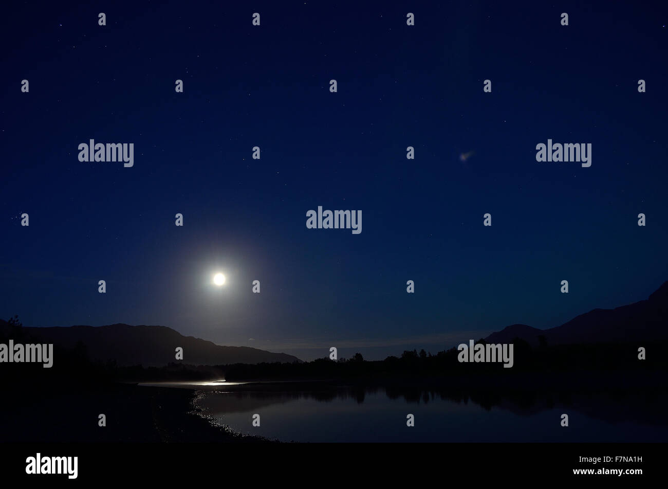 Reflection moon in clean hi-res stock photography and images - Alamy