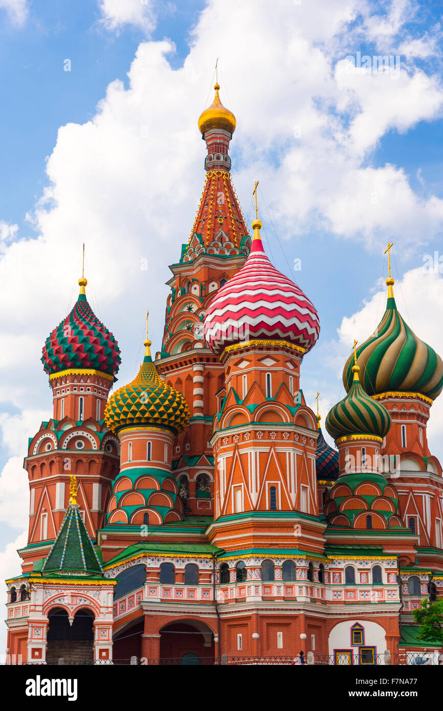 Saint Basil Temple in Moscow Red Square Stock Photo - Alamy