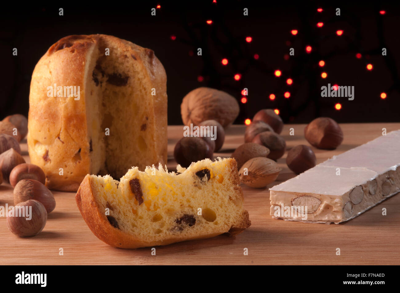Traditional Italian panettone cake for Christmas Stock Photo - Alamy