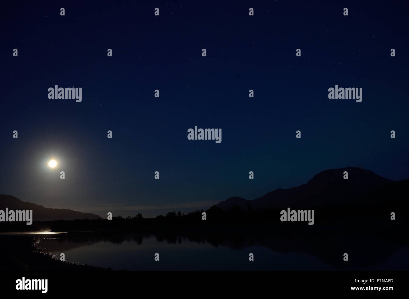Reflection moon in clean hi-res stock photography and images - Alamy