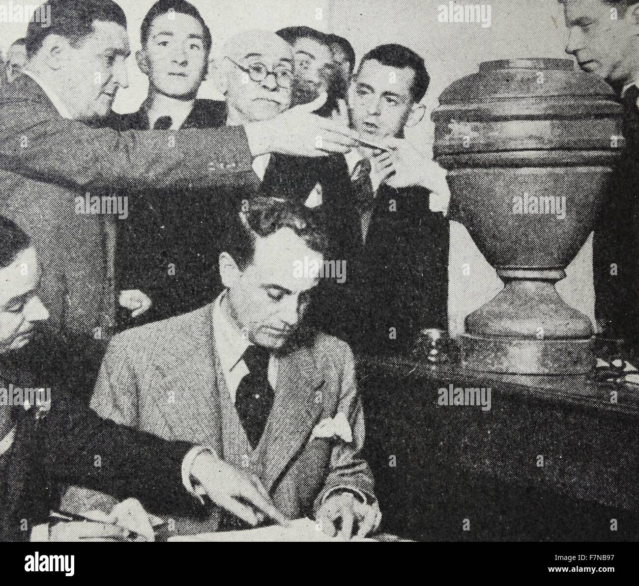 Photograph of António de Oliveira Salazar (1889-1970) Portuguese ...