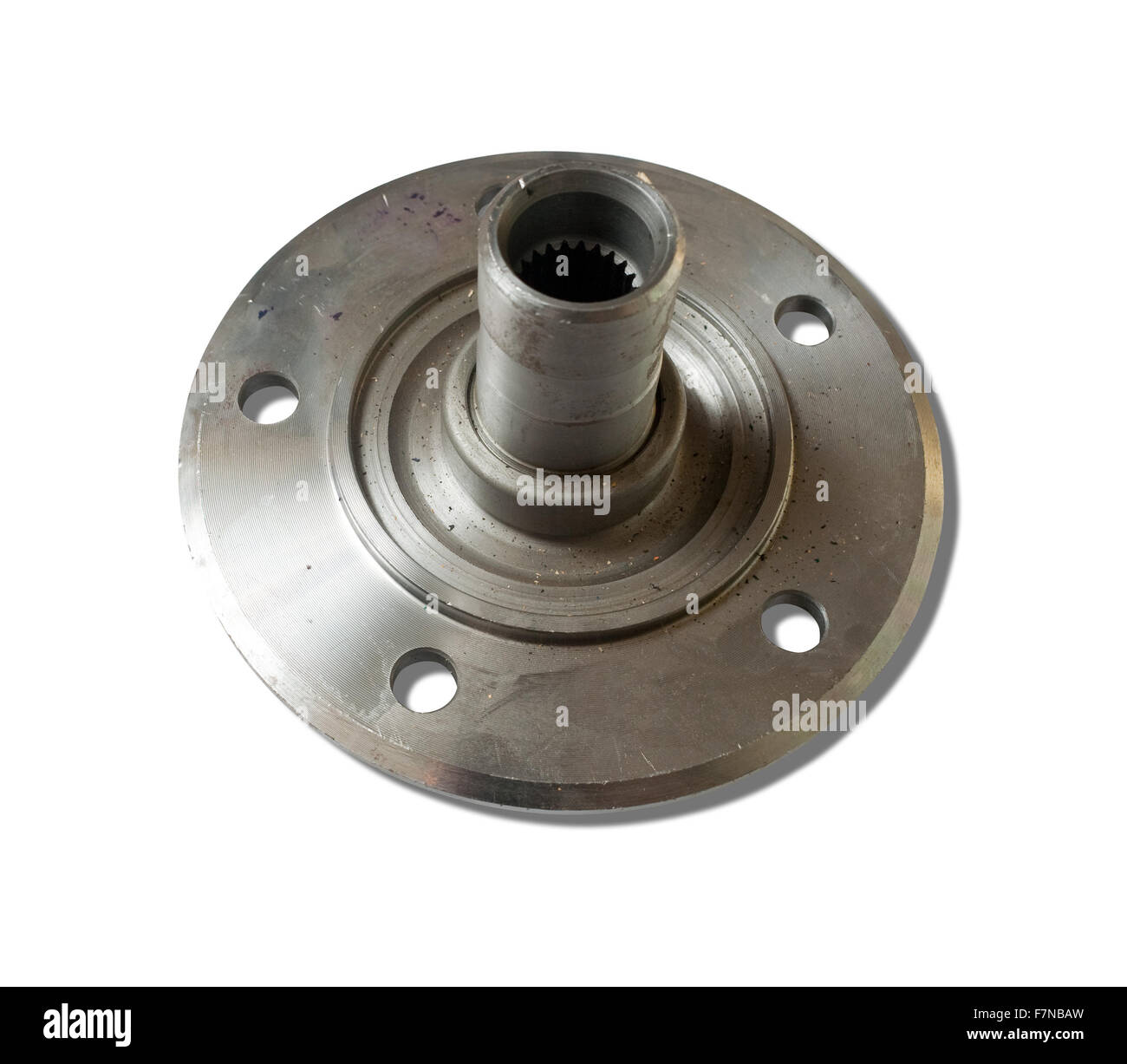 automobile wheel spider. Isolated on white with clipping path Stock ...