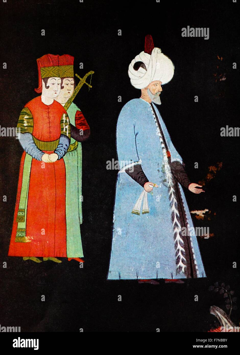 16th century ottoman portrait of Suleiman I known as “the Magnificent ...