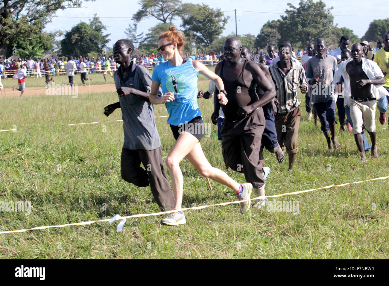 Australian Olympian Eloise Wellings takes part in a charity community ...